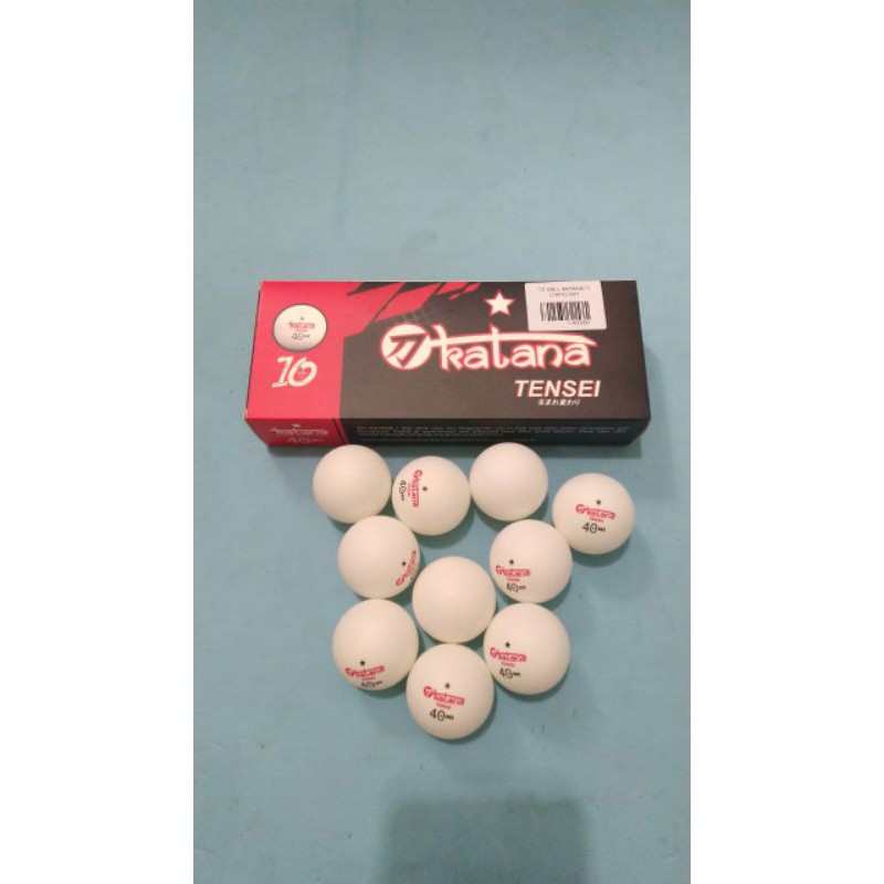 Jual HARGA PROMO Bola Pimpong KATANA 40 plus ABS ORIGINAL For Drilling and Practice HARGA 1 PAK ...