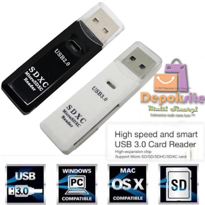 Jual CARD READER MINI 5GBPS SUPER SPEED USB 3.0 MICRO SD/SDXC TF ...