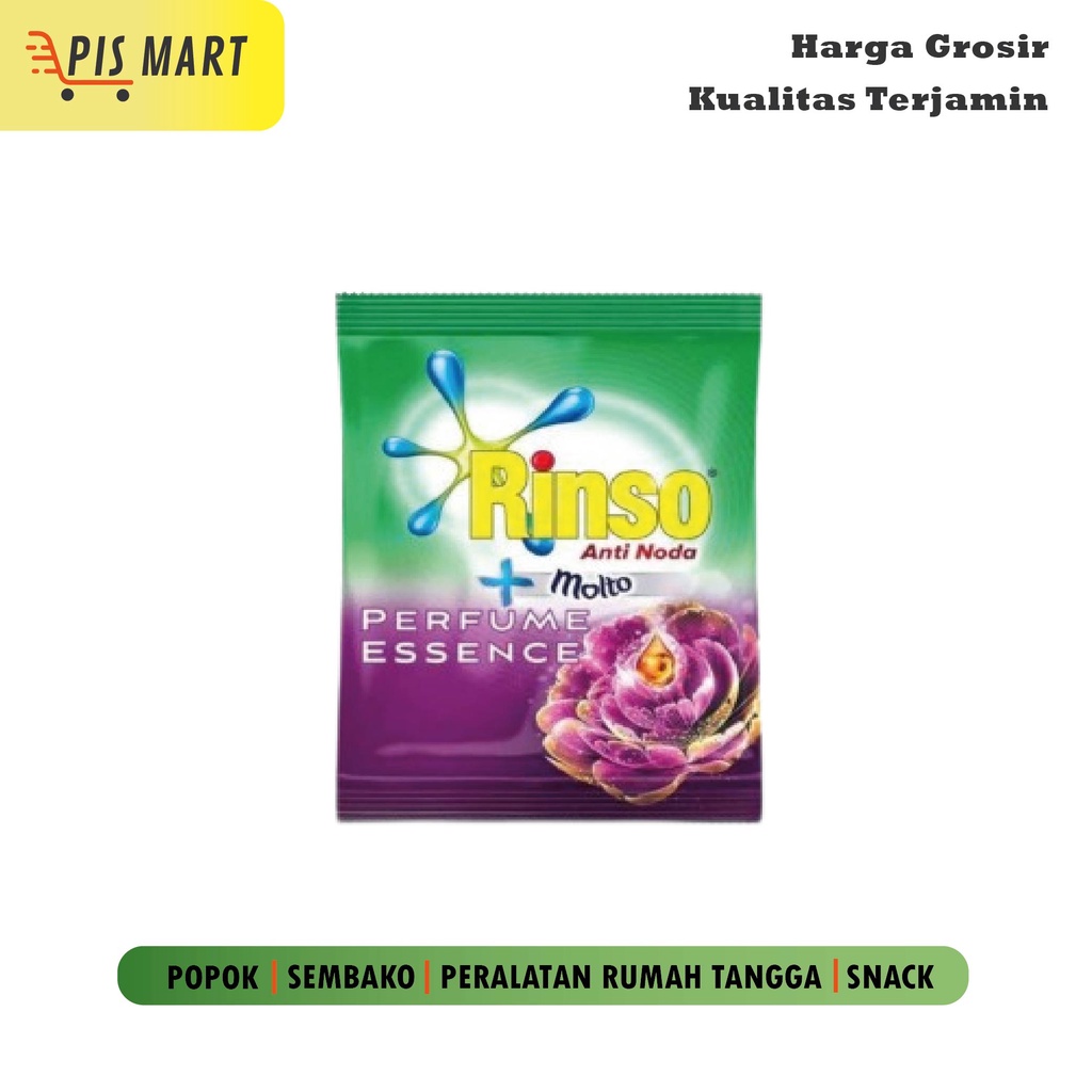 Jual Rinso Deterjen Bubuk Sachet Renceng 6 pcs / Japanese Peach ...
