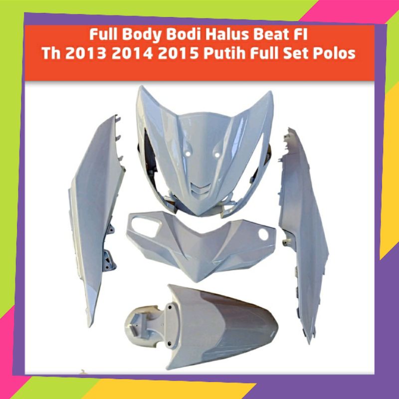 Jual COD - Full Body Bodi Halus Beat FI 2013 2014 2015 Putih Full Set ...