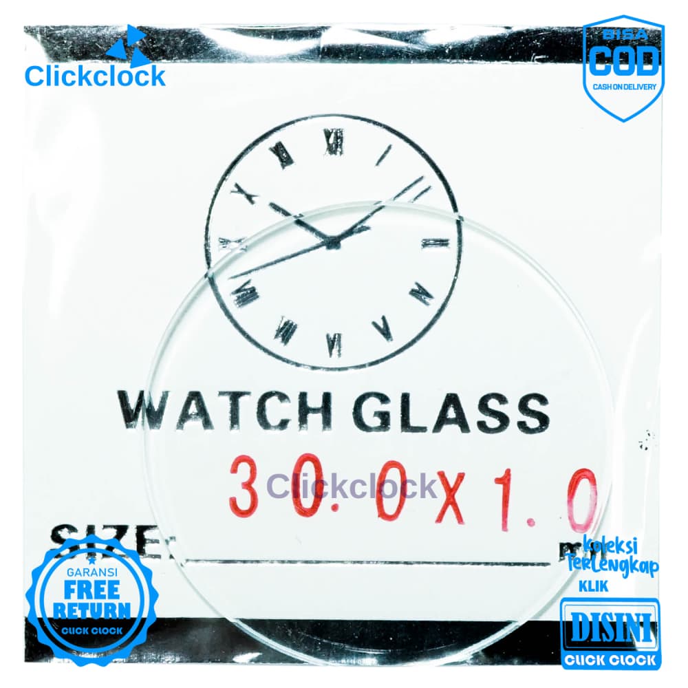 Jual Kaca Jam Kaca Bahan Watch Glass PNC-300 Murah 3 cm | Shopee Indonesia
