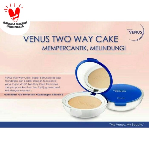 Jual Venus Bedak Two Way Cake 12gr | Shopee Indonesia
