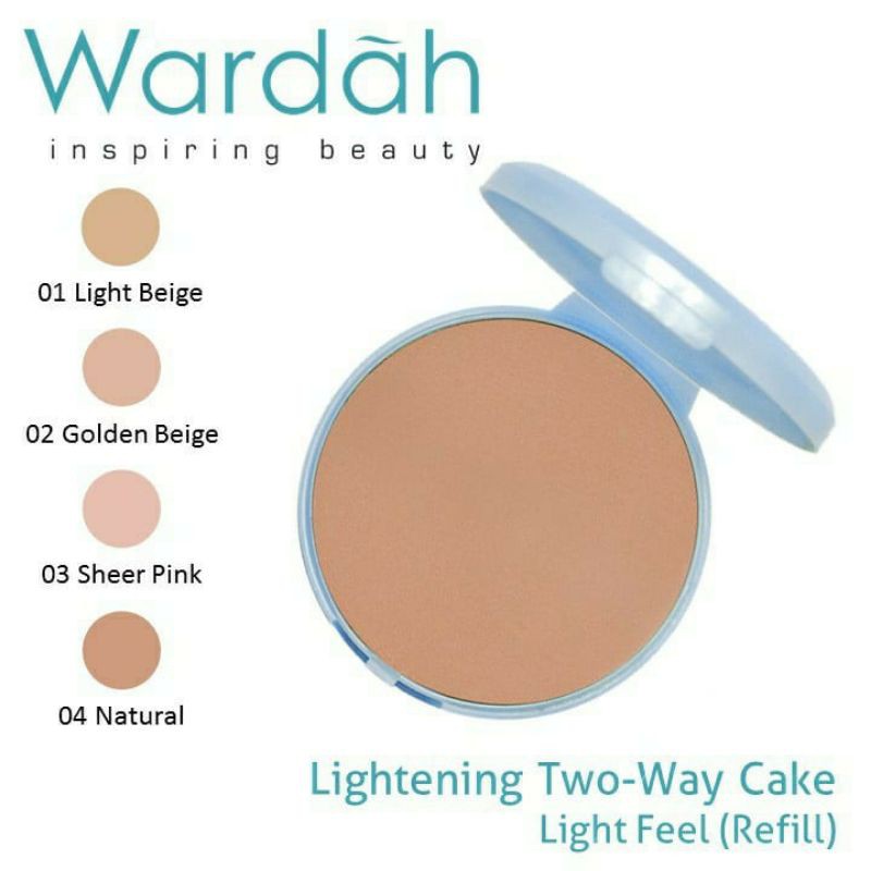 Jual Wardah Powder Foundation refill 12g | Shopee Indonesia