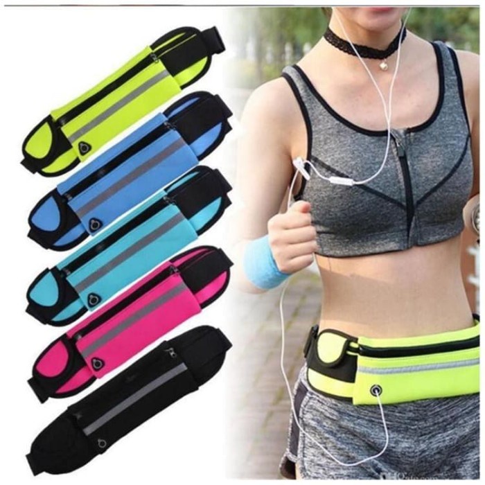 Jual gym-tas- waterproof bag running bag belt tas pinggang olaharaga ...