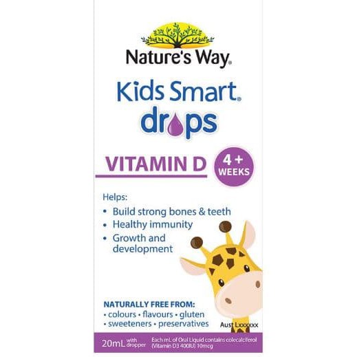 Jual Nature'S Way Kids Smart Drops Vitamin D 20Ml | Shopee Indonesia