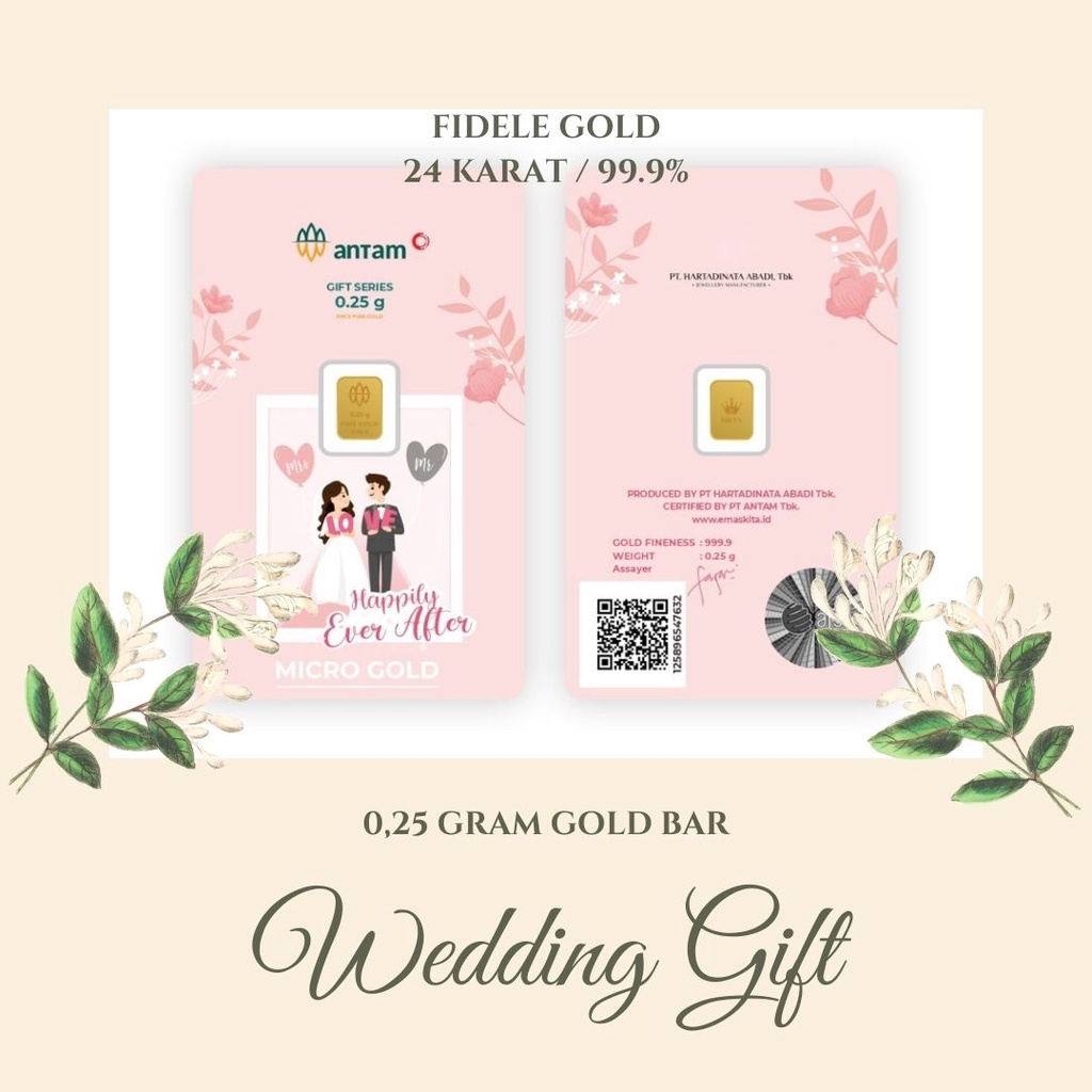 Jual Antam Micro Gold 0,1 gram Logam Mulia Emas Mini Hartadinata Abadi ...