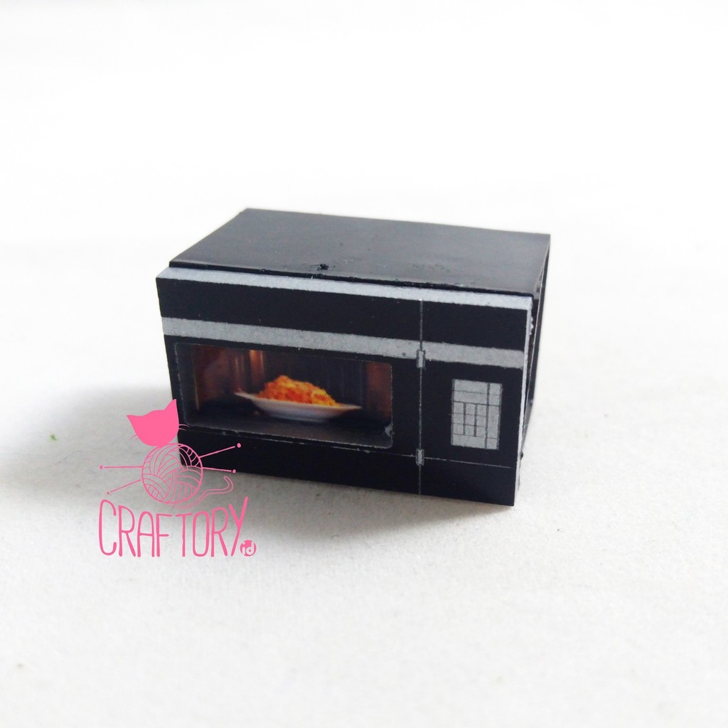 Jual MAKET microwave / oven / alat dapur / furniture kitchen - skala 1:25 | Shopee Indonesia