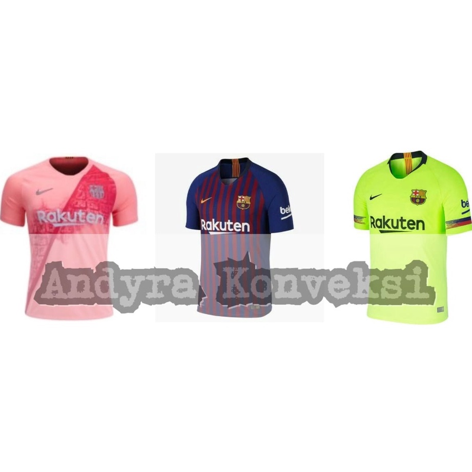Jual Jersey FC Barcelona 2018-2019 - Full Printing - Free Name Set ...