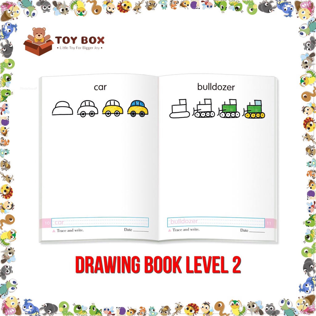 Jual Buku Edukasi Anak Mewarnai / Menggambar - Drawing Colouring Book ...