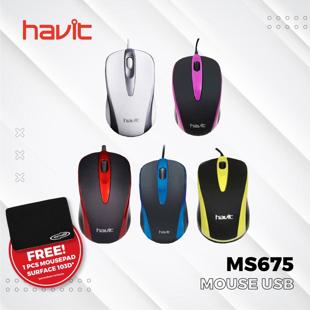 Jual Mouse Havit MS675 / MS-675 USB | Shopee Indonesia