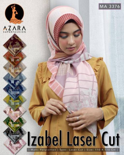 Jual PROMO HIJAB Azara IZABEL LC SERI WARNA. | Shopee Indonesia