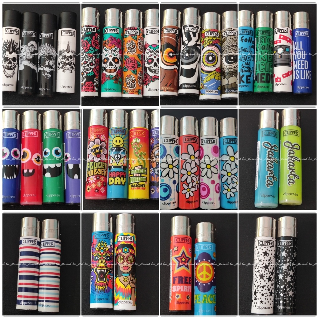 Jual KOREK API CLIPPER THE SUPER LIGHTER SNI CLIPER 12 MOTIF READY ...