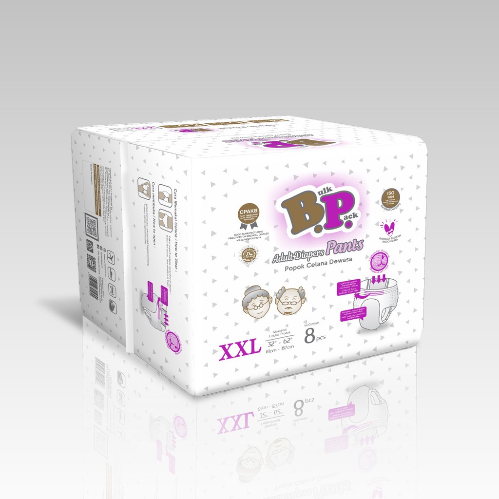 Jual BP Adult Diapers Pants XXL 8 | Shopee Indonesia