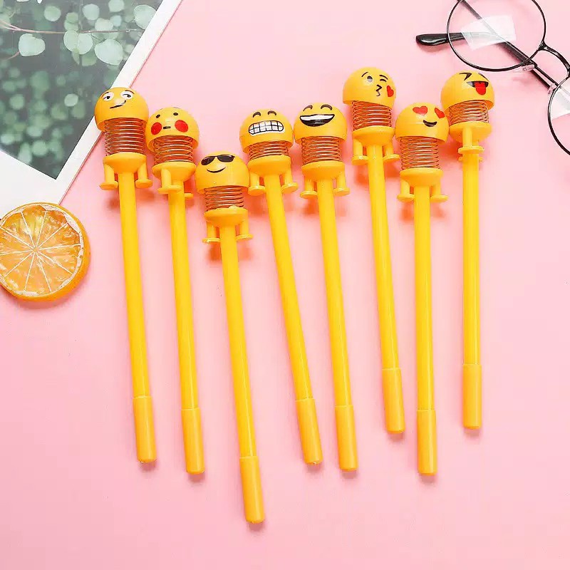 Jual Pena Emoji Karakter Goyang Pulpen Gel Bouncing Kepala Emoticon ...