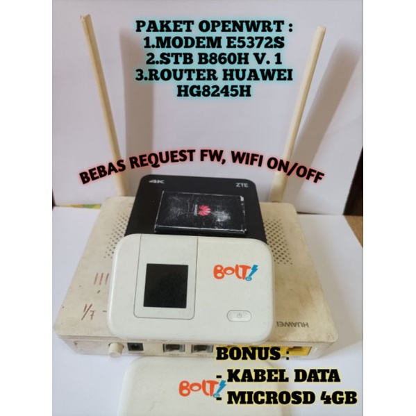 Jual Paket OpenWRT | STB V.1| Modem & AP | SDCard 2gb | Shopee Indonesia
