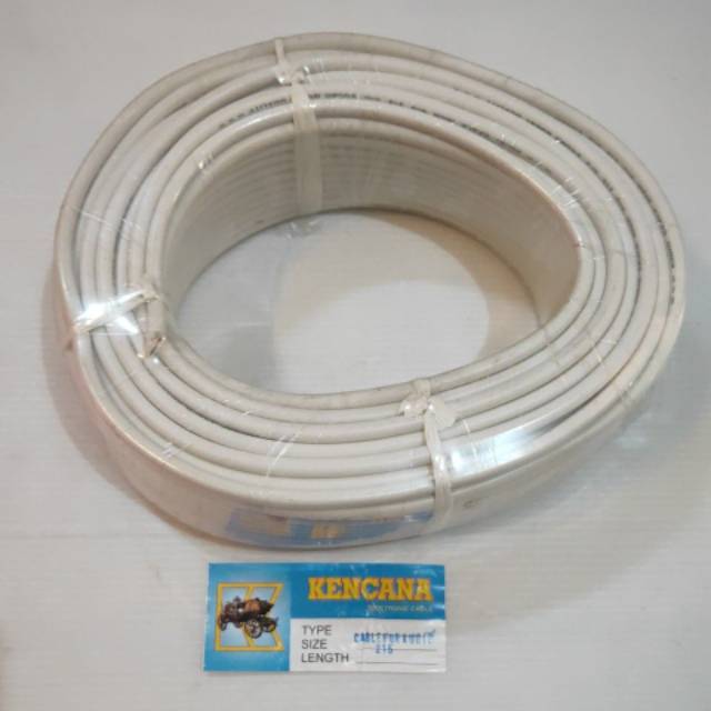 Jual Kabel putih serabut ukuran 2x1.5 / kabel hawai 2x1.5 | Shopee ...