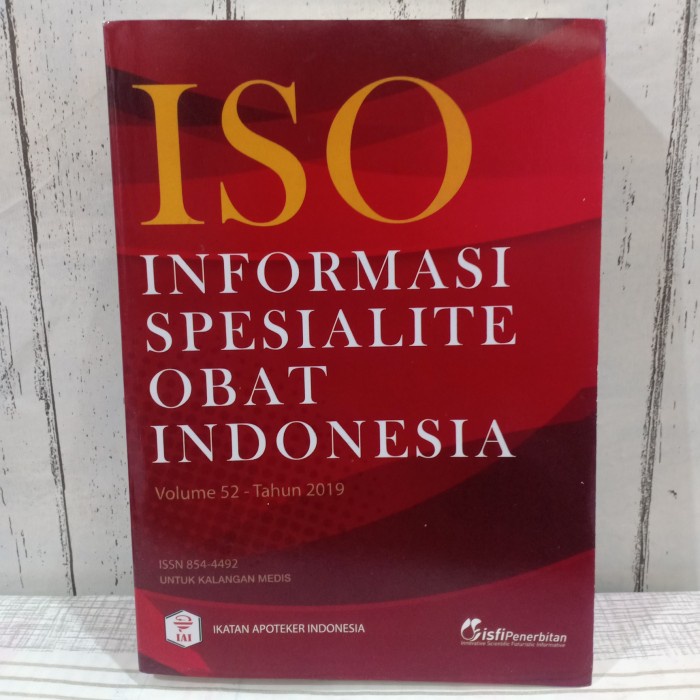 Jual Produk Terbaru Buku Farmasi Iso Volume 52 Tahun 2019 - Iai Ikatan ...