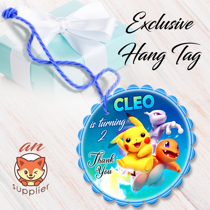 Jual POKEMON 2-1 HANG TAG THANK YOU CARD ULTAH / ULANG TAHUN | Shopee ...