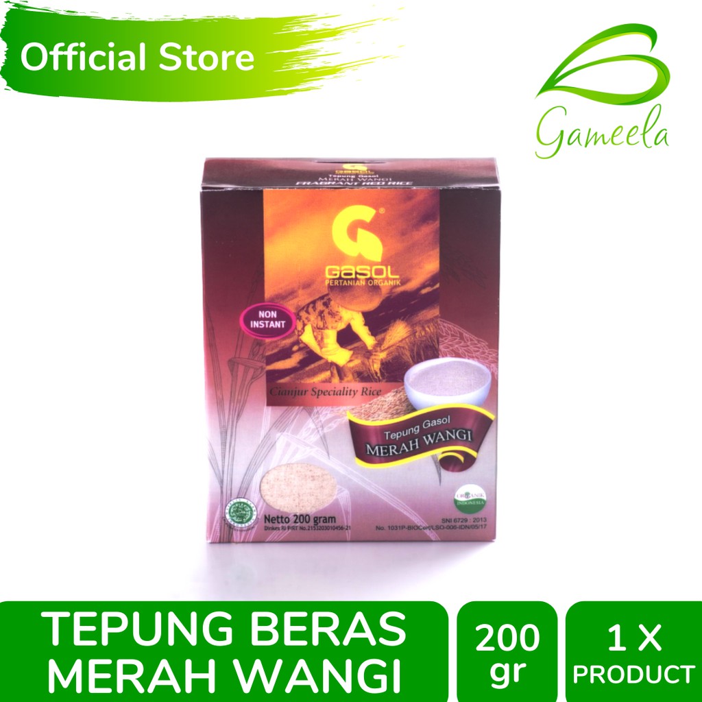Jual Gameela Tepung Organik Gasol 200 Gr All Varian Halal MPASI Makanan ...