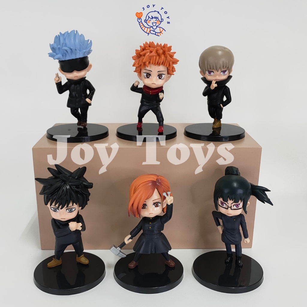 Jual ACTION FIGURE JUJUTSU KAISEN 6 PCS, HIGH QUALITY ANIME | Shopee ...