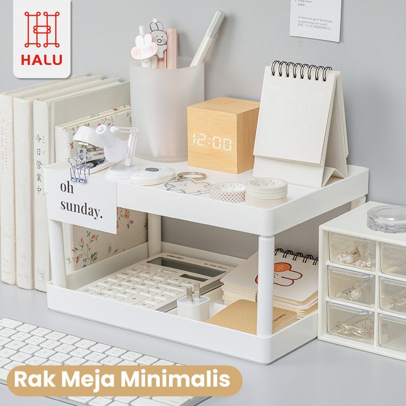Jual Halu Rak Meja Mini Multifungsi Meja Desktop Plastik Rak Kosmetik ...