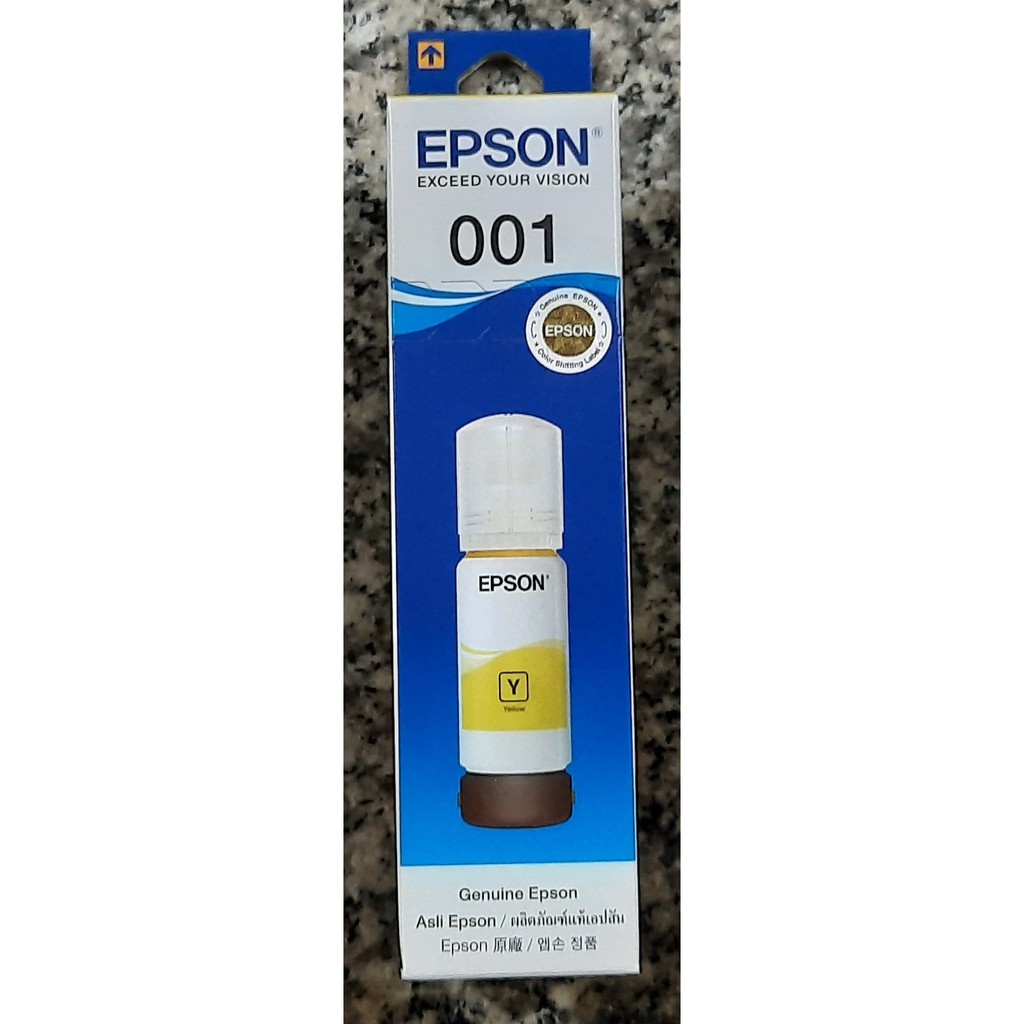 Jual Tinta Epson 001 Black Colour - ORIGINAL RESMI - Printer Epson ...