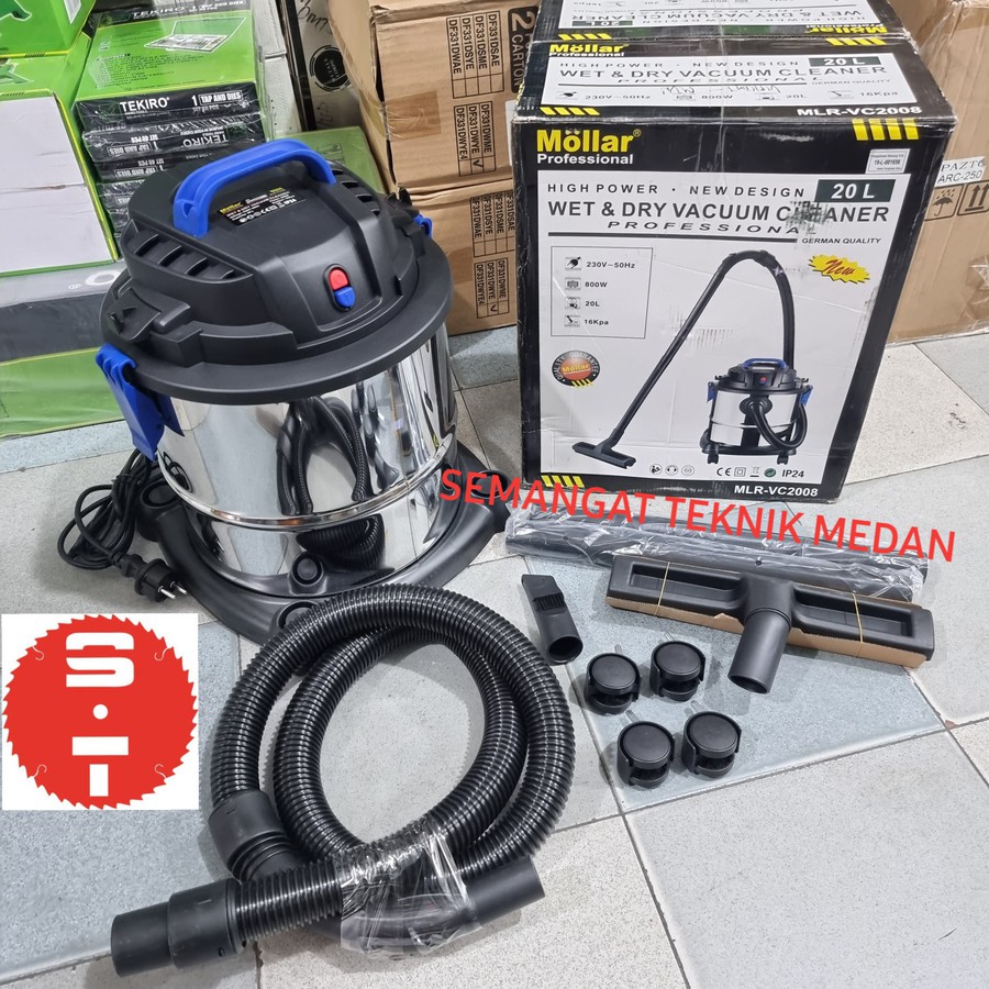 Jual MESIN VACUM VACUUM CLEANER PENYEDOT SEDOT DEBU 20L 20 LITER MOLLAR | Shopee Indonesia