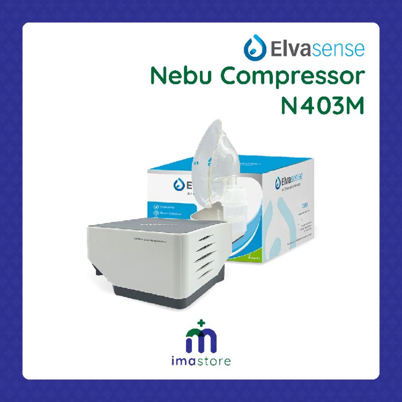Jual Air Compressor Nebulizer Elvasense Type N403M | Shopee Indonesia