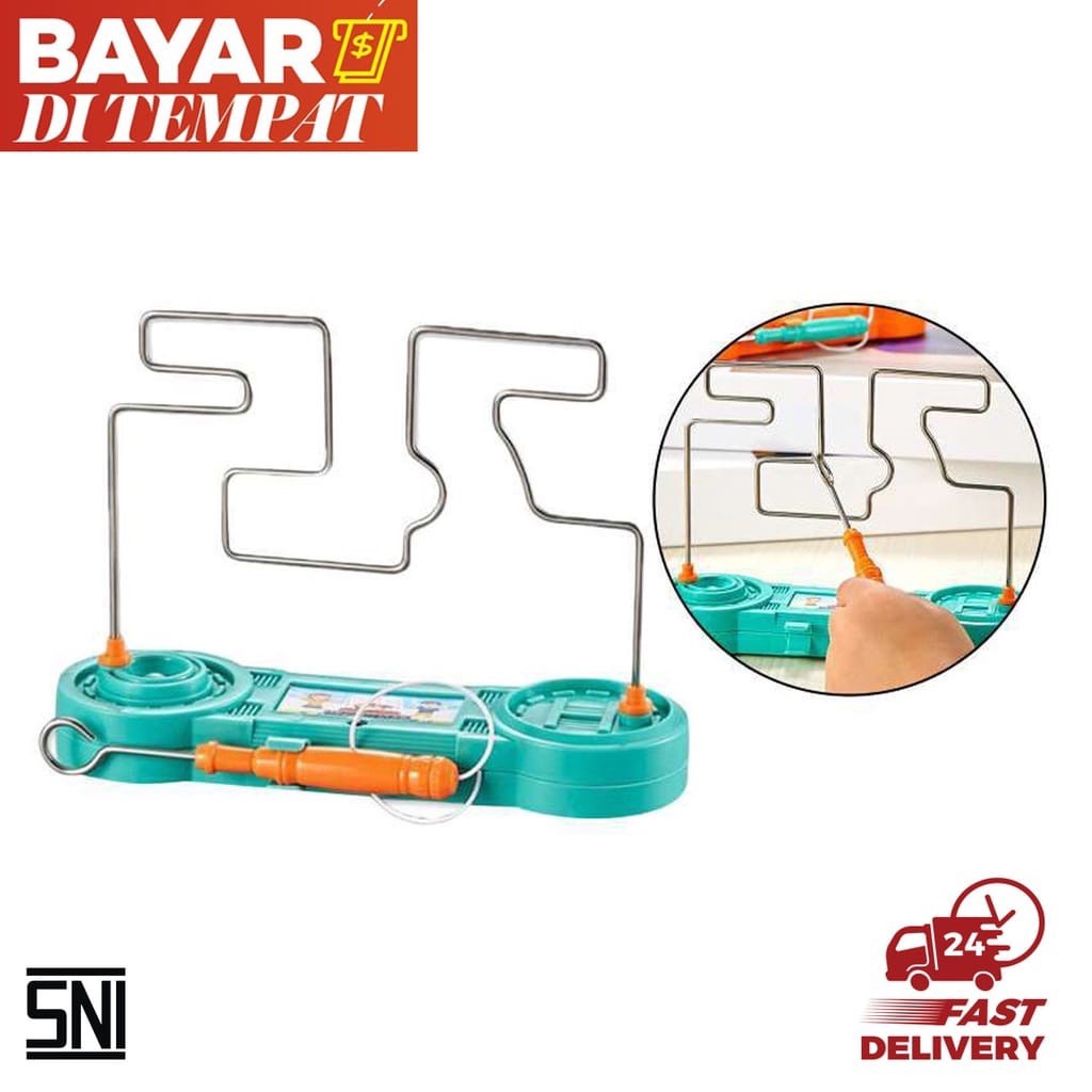 Jual Mainan Fun Electric Maze Game Mainan Electricity Maze Electric ...