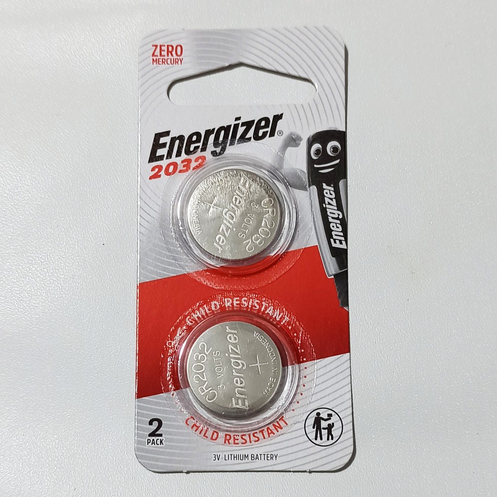 Jual Batu Baterai Bulat Kancing 3v Lithium Battery 2 pack Energizer CR ...