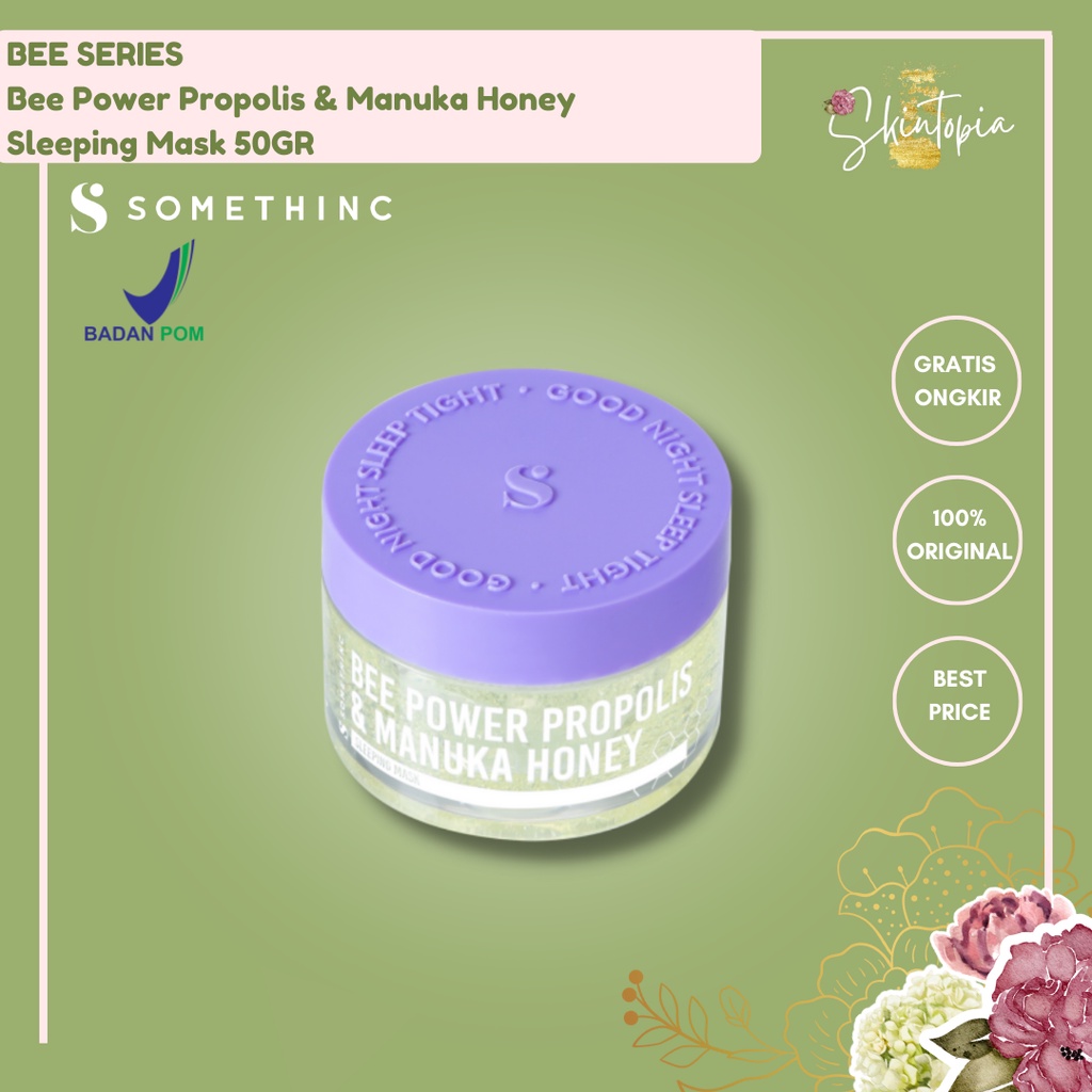 Jual SOMETHINC Bee Power Propolis & Manuka Honey Sleeping Mask | Shopee Indonesia