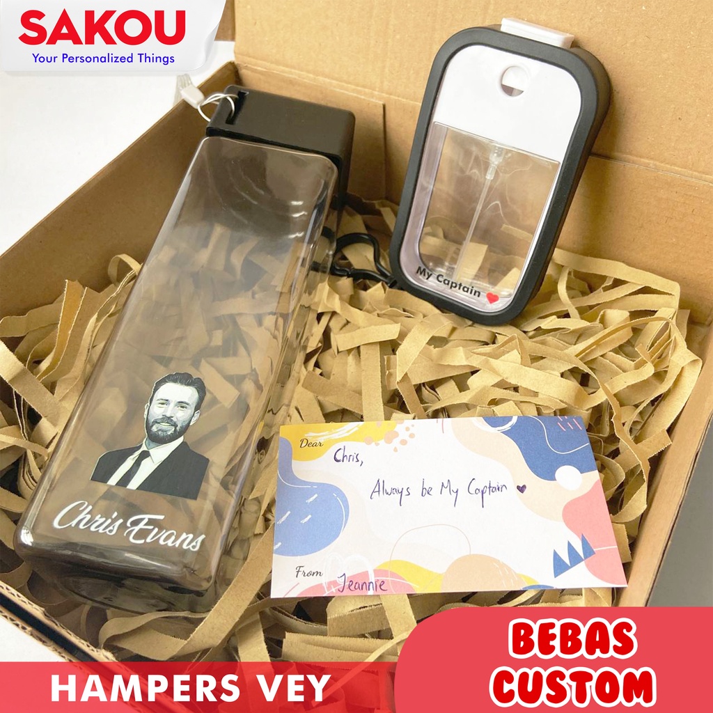 Jual Hampers Vey - Botol Minum Spray Greeting Card Gift Kado Souvenir ...