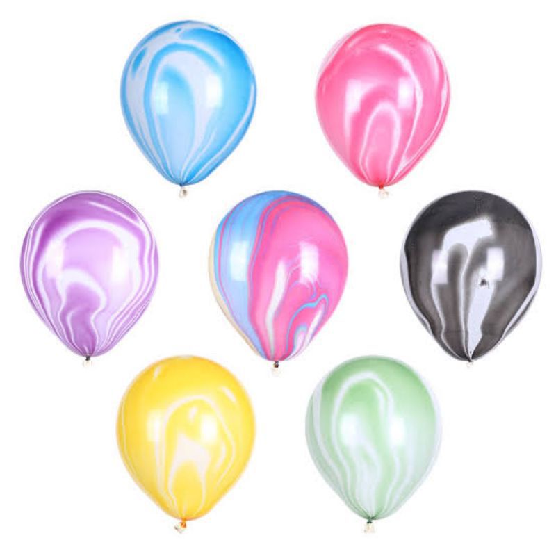 Jual Balon Latex motif Marble | Shopee Indonesia