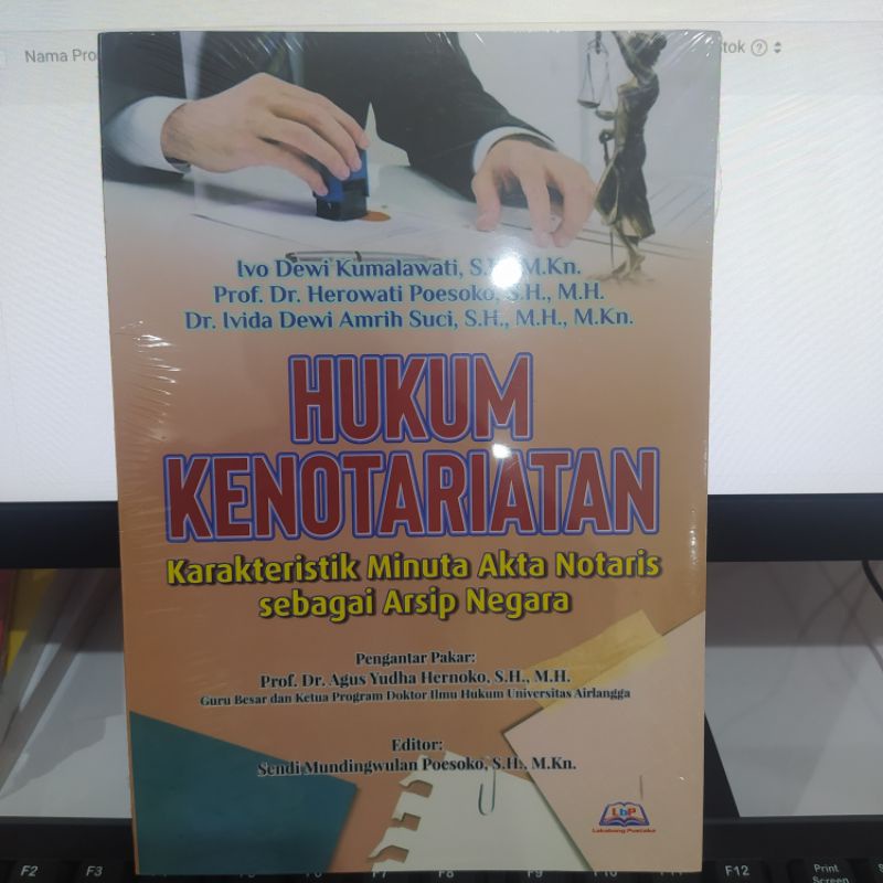 Jual HUKUM KENOTARIATAN: Karakteristik Minuta Akta Notaris Sebagai ...
