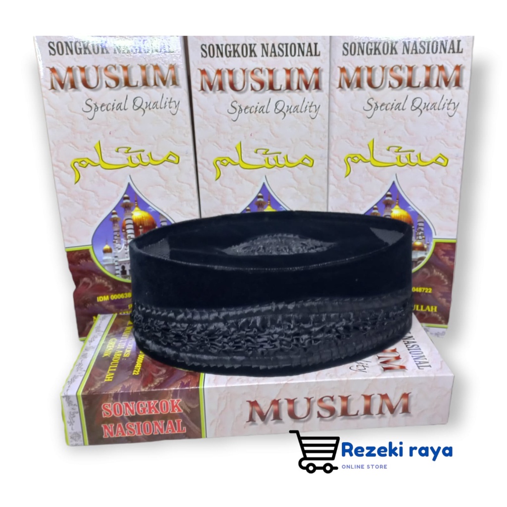Jual peci songkok nasional MUSLIM AC peci songkok model kembang ...