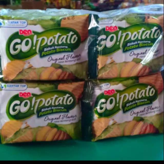 Jual BISKUIT KENTANG POTATO BISCUIT DEO GO POTATO ISI 20 PCS | Shopee ...