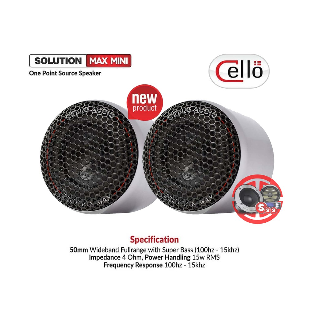Jual Cello Solution Mini Fullrange Speaker Set | Shopee Indonesia