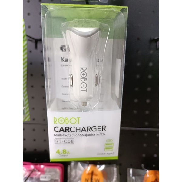 Jual CarCharger Robot RT-C08 | Shopee Indonesia