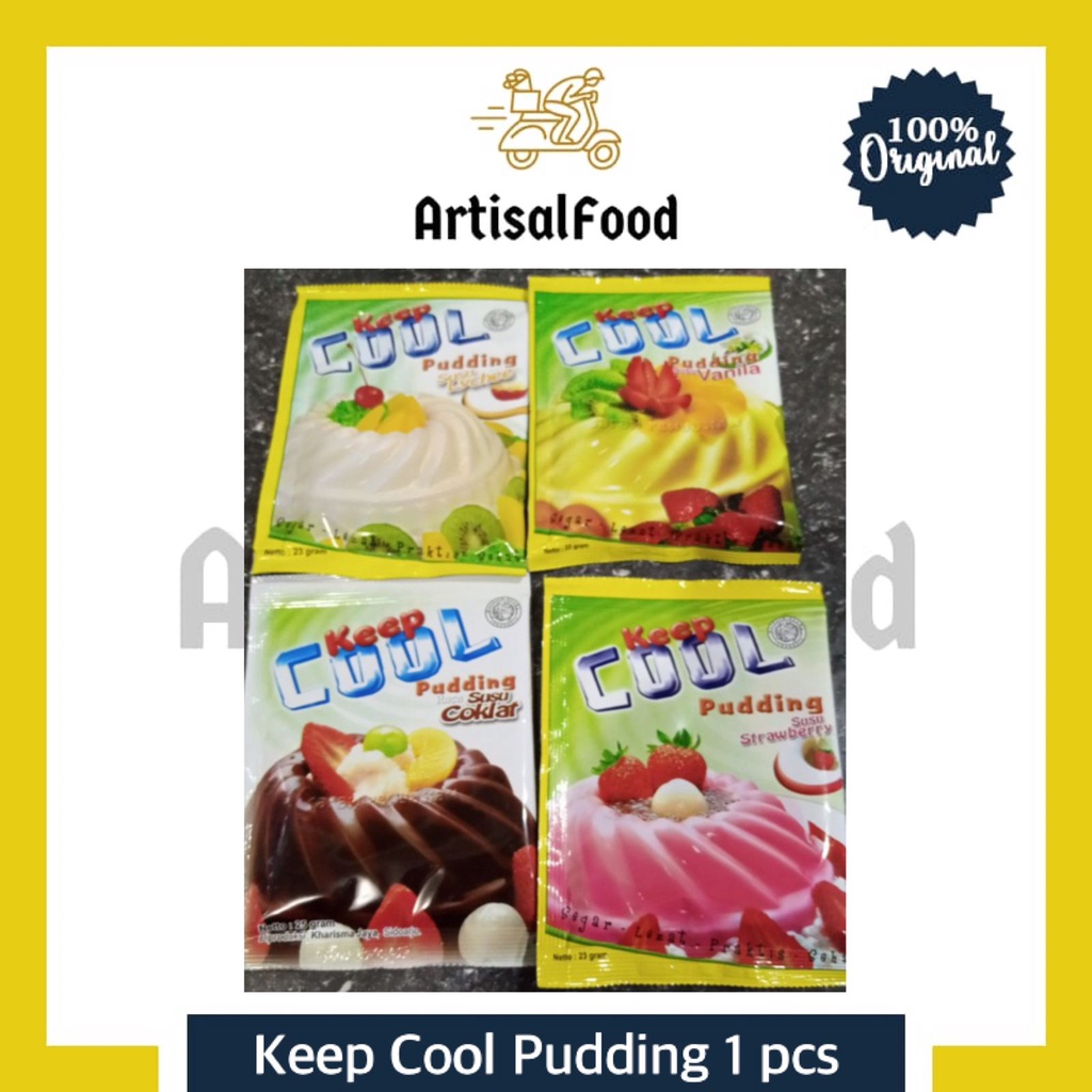 Jual KEEP COOL PUDDING SUSU RASA VANILA 1pcs ORI | Shopee Indonesia