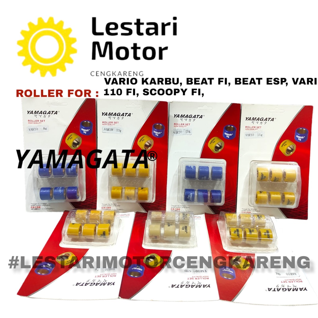 Jual ROLLER VARIO LAMA VARIO TECHNO KARBURATOR RACING YAMAGATA 7 SD 13 ...
