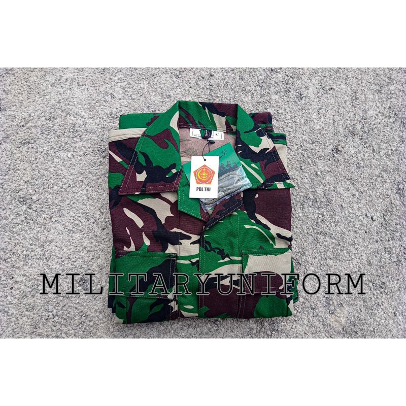 Jual SERAGAM PDL TNI SERAGAM PDL TNI VELBET WOLL | Shopee Indonesia