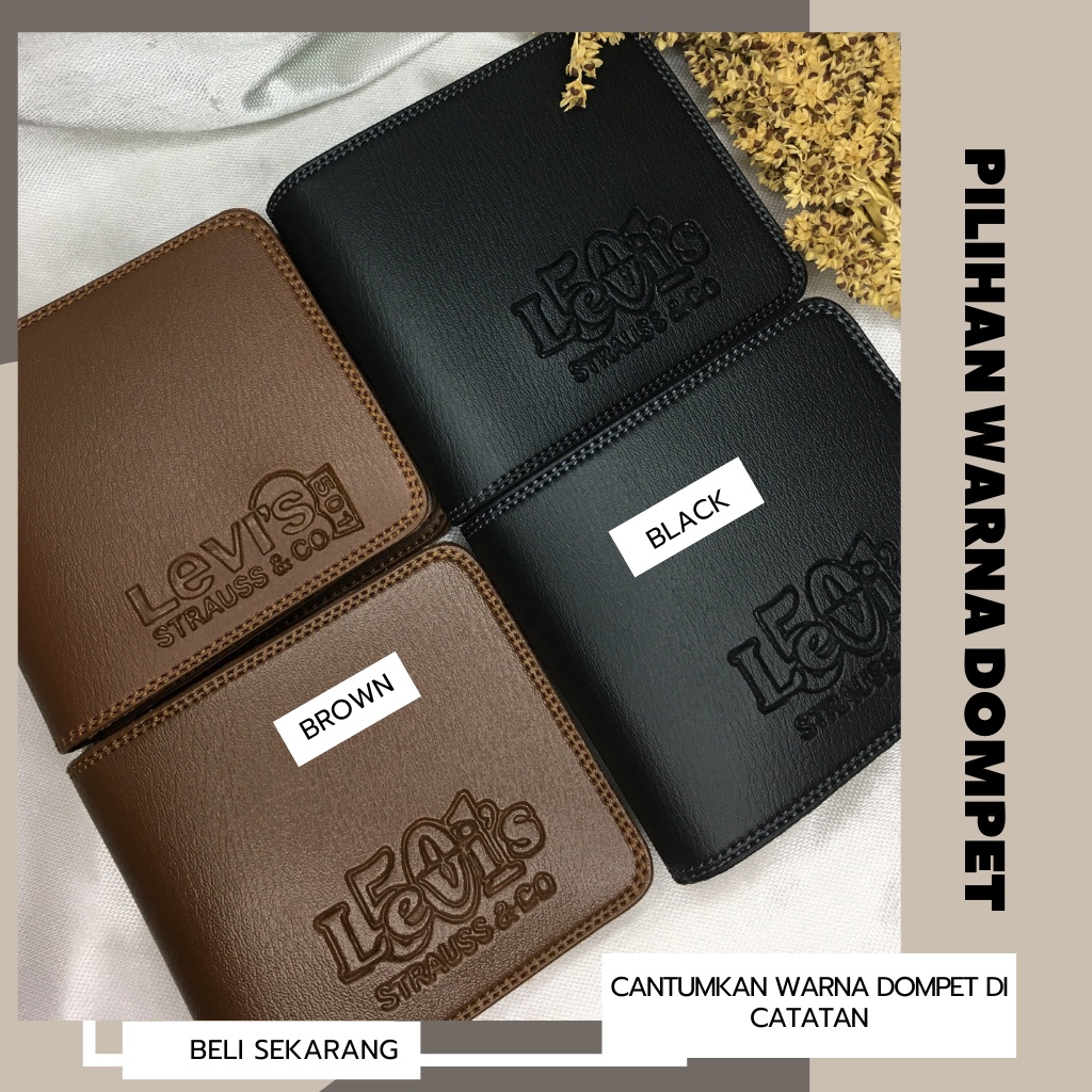 Jual Dompet Pria Kulit Sintetis | Shopee Indonesia