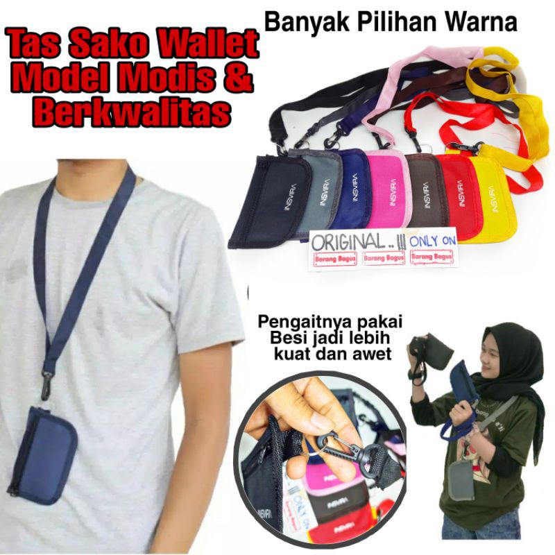 Jual ORIGINAL..!!! Tas SAKO WALLET INSVIRA Uang Kartu ATM Hanging ...