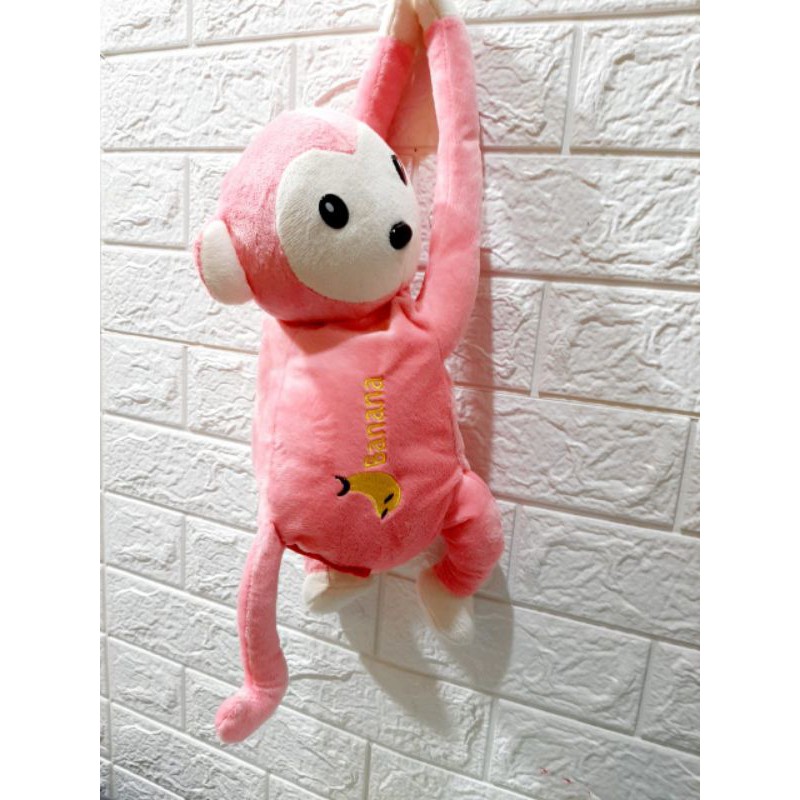 Jual Kotak Tissue Monyet (Kotis / Boneka Tempat Tisu Mobil) | Shopee ...