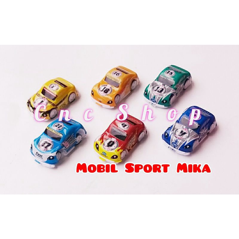 Jual Mobil Mobilan Mini Sport Mika Lucu Mainan Anak Murah | Shopee ...
