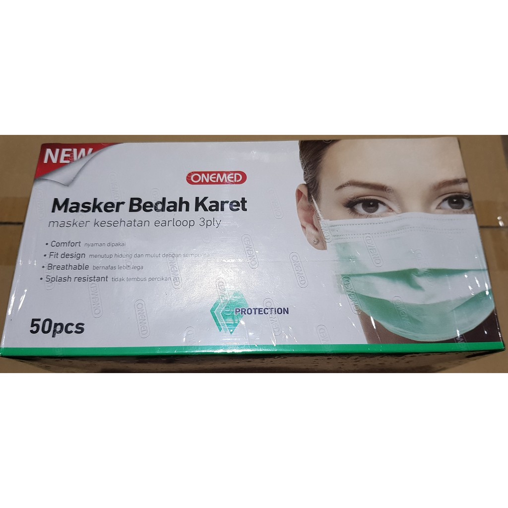 Jual Masker Bedah Karet Earloop Onemed | Shopee Indonesia