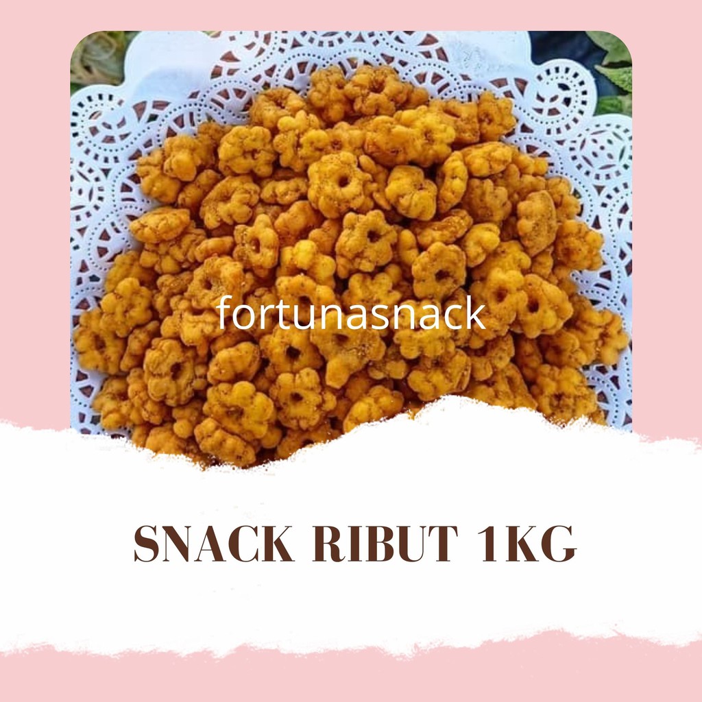Jual Snack Ribut 1Kg/Snack Ribut | Shopee Indonesia
