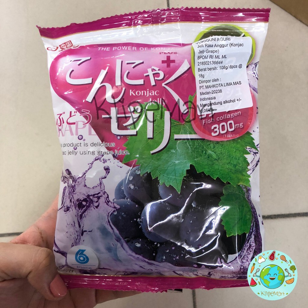 Jual yukiguni aguri konjac jelly (peach, orange, mango, apple, muscat ...