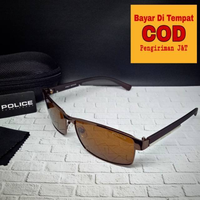 Jual BEST SELLER Kacamata Pria Anti Silau Sunglasses Police Lensa ...