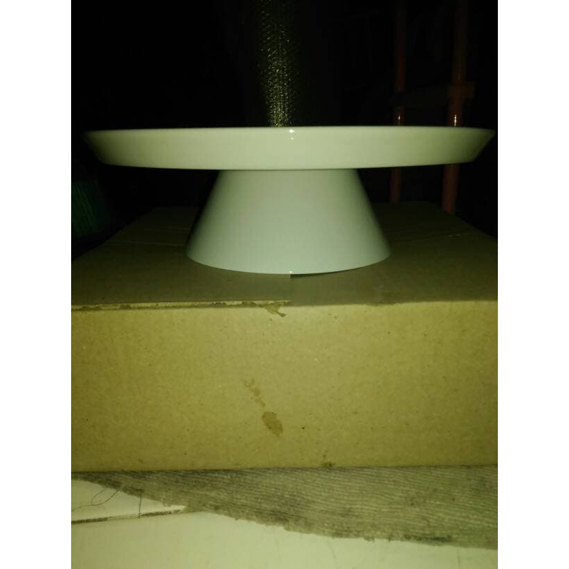 Jual Dijual white cake stand cake tier tempat kue cupcake stand 30cm ...